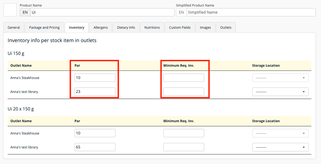 What are 'Par'- and minimum inventory levels, and how to use them in ...